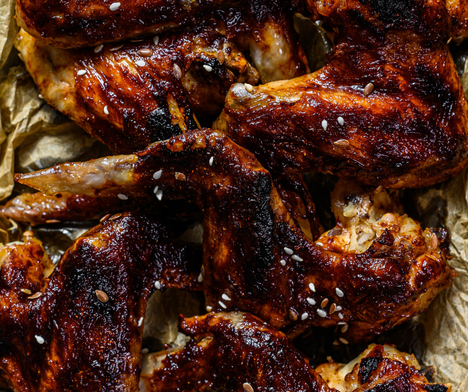Sticky Honey Garlic Chicken Wingettes & Drumettes
